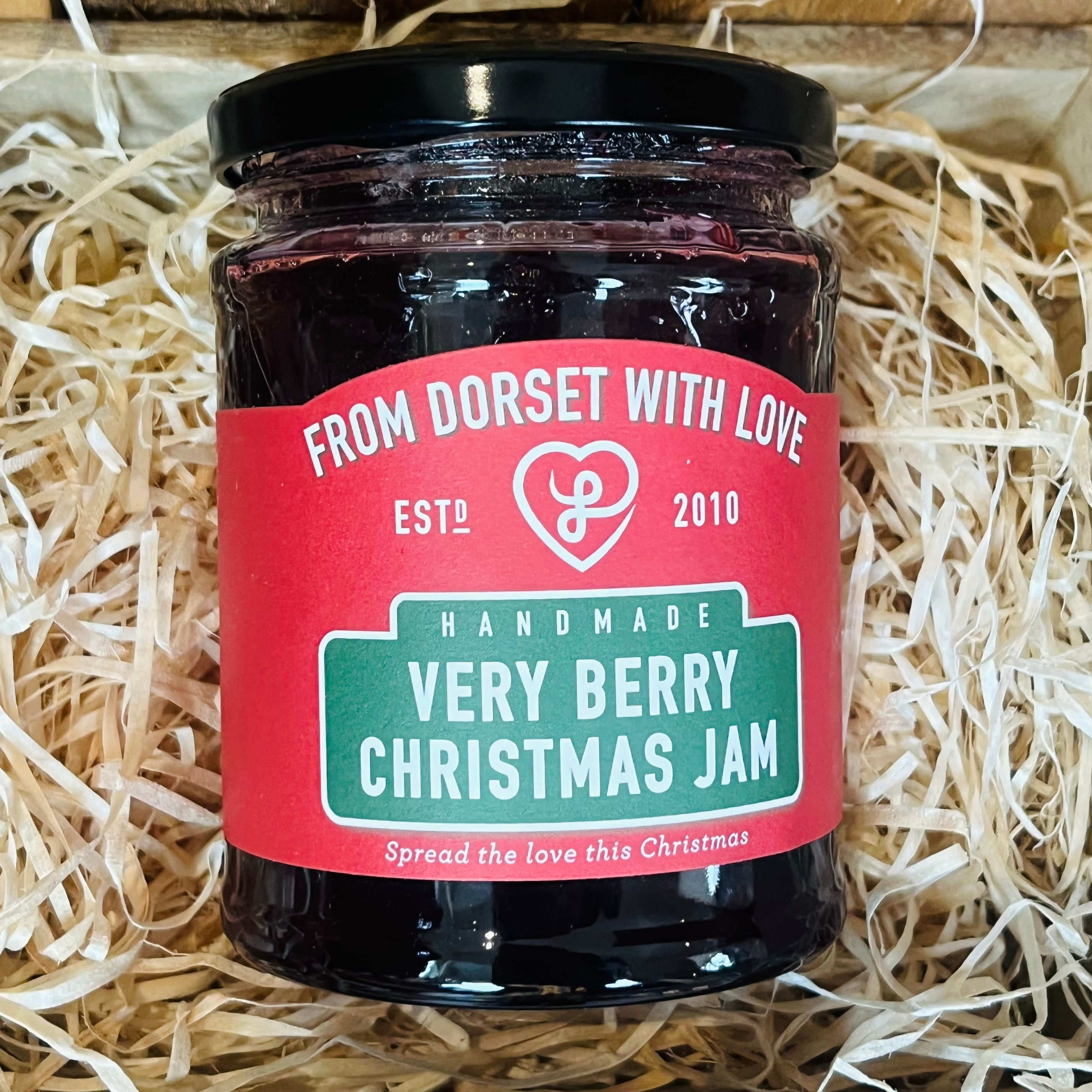From Dorset With Love Christmas Very Berry Jam 330G – New Forest Hamper ...